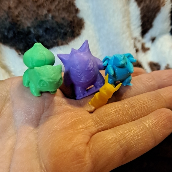 Art | 3d Printed Pokemon Set Of 4 | Poshmark